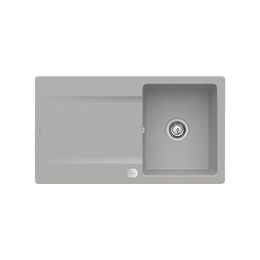 Villeroy & Boch Villeroy und Boch Fl&auml;chenb&uuml;ndige Sp&uuml;le 33352FKD mit Ablaufgarnitur und Exzenterbet&auml;tigung, Fossil