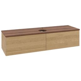 Villeroy & Boch Villeroy & Boch Antao Waschtischunterschrank 1600x360x500mm L36152HN mit Beleuchtung mit Struktur FK/AP: HN/2