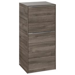 Villeroy & Boch Villeroy und Boch Subway 3.0 Seitenschrank C59400RK 40x86x36,2cm, Schanier links/Griff Aluminium gl&auml;nzend, stone oak