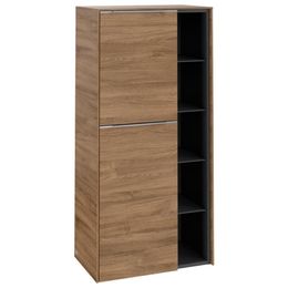 Villeroy & Boch Villeroy und Boch Subway 3.0 Mittelschrank C59800RH 57,4x120x36,2cm, Schanier links/Griff Aluminium gl&auml;nzend, kansas oak