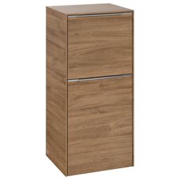 Villeroy & Boch Villeroy und Boch Subway 3.0 Seitenschrank C59500RH 40x86x36,2cm, Schanier rechts/Griff Aluminium gl&auml;nzend, kansas oak