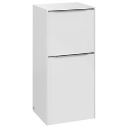 Villeroy & Boch Villeroy und Boch Subway 3.0 Seitenschrank C59500VE 40x86x36,2cm, Schanier rechts/Griff Aluminium gl&auml;nzend, brilliant white