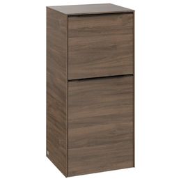 Villeroy & Boch Villeroy und Boch Subway 3.0 Seitenschrank C59401VH 40x86x36,2cm, Schanier links/Griff Volcano black, arizona oak