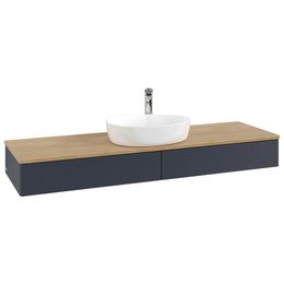 Villeroy & Boch Villeroy & Boch Antao Waschtischunterschrank 1600x190x500mm L14151HG mit Beleuchtung mit Struktur FK/AP: HG/1
