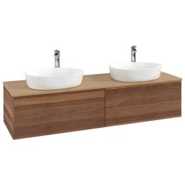 Villeroy & Boch Villeroy & Boch Antao Waschtischunterschrank 1600x360x500mm L39151HM mit Beleuchtung mit Struktur FK/AP: HM/1