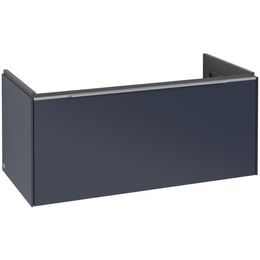 Villeroy & Boch Villeroy und Boch Subway 3.0 Waschtisch-Unterschrank C56900VQ 97,3x42,9x47,8cm, ohne LED/Griff Aluminium gl&auml;nzend, marine blue