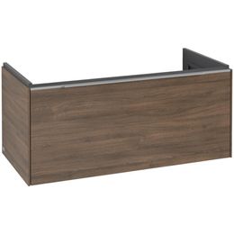 Villeroy & Boch Villeroy und Boch Subway 3.0 Waschtisch-Unterschrank C56900VH 97,3x42,9x47,8cm, ohne LED/Griff Aluminium gl&auml;nzend, arizona oak