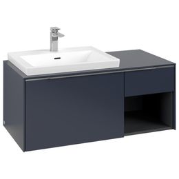 Villeroy & Boch Villeroy und Boch Subway 3.0 Waschtisch-Unterschrank C572L0VQ 100,1x42,25x51,6cm, mit LED/Griff Aluminium gl&auml;nzend, marine blue