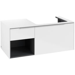 Villeroy & Boch Villeroy und Boch Subway 3.0 Waschtisch-Unterschrank C57100VE 100,1x42,25x51,6cm, ohne LED/Griff Aluminium gl&auml;nzend, brilliant white