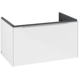 Villeroy & Boch Villeroy und Boch Subway 3.0 Waschtisch-Unterschrank C57300VE 77,2x42,9x47,8cm, ohne LED/Griff Aluminium gl&auml;nzend, brilliant white