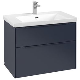 Villeroy & Boch Villeroy und Boch Subway 3.0 Waschtisch-Unterschrank C57402VQ 77,2x57,6x47,8cm, ohne LED/Griff monochrom, marine blue