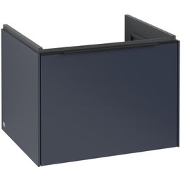 Villeroy & Boch Villeroy und Boch Subway 3.0 Waschtisch-Unterschrank C57701VQ 57,2x42,9x47,8cm, ohne LED/Griff Volcano black, marine blue