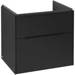 Villeroy & Boch Villeroy und Boch Subway 3.0 Waschtisch-Unterschrank C57601VL 62,2x57,6x47,8cm, ohne LED/Griff Volcano black, volcano black