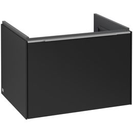 Villeroy & Boch Villeroy und Boch Subway 3.0 Waschtisch-Unterschrank C57500VL 62,2x42,9x47,8cm, ohne LED/Griff Aluminium gl&auml;nzend, volcano black