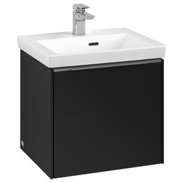 Villeroy & Boch Villeroy und Boch Subway 3.0 Waschtisch-Unterschrank C58000VL 47,3x42,9x40,75cm, ohne LED/Griff Aluminium gl&auml;nzend, volcano black
