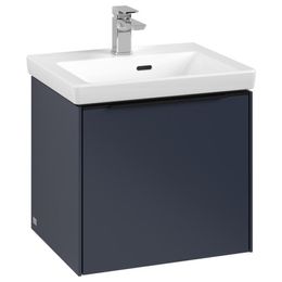 Villeroy & Boch Villeroy und Boch Subway 3.0 Waschtisch-Unterschrank C58001VQ 47,3x42,9x40,75cm, ohne LED/Griff Volcano black, marine blue