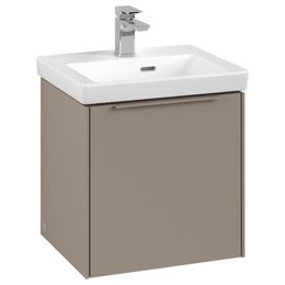 Villeroy & Boch Villeroy und Boch Subway 3.0 Waschtisch-Unterschrank C58102VM 42,3x42,9x37,75cm, Schanier links/Griff monochrom, taupe
