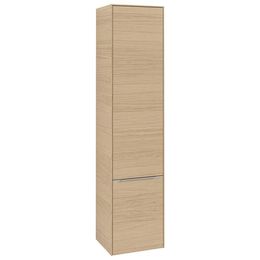 Villeroy & Boch Villeroy und Boch Subway 3.0 Hochschrank C58600VJ 40x171x36,2cm, Schanier links/Griff Aluminium gl&auml;nzend, nordic oak