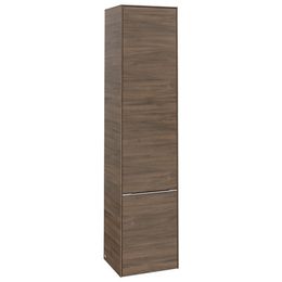 Villeroy & Boch Villeroy und Boch Subway 3.0 Hochschrank C58700VH 40x171x36,2cm, Schanier rechts/Griff Aluminium gl&auml;nzend, arizona oak