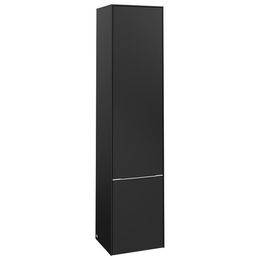 Villeroy & Boch Villeroy und Boch Subway 3.0 Hochschrank C58700VL 40x171x36,2cm, Schanier rechts/Griff Aluminium gl&auml;nzend, volcano black