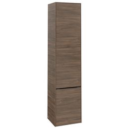 Villeroy & Boch Villeroy und Boch Subway 3.0 Hochschrank C58701VH 40x171x36,2cm, Schanier rechts/Griff Volcano black, arizona oak