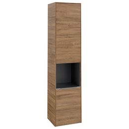 Villeroy & Boch Villeroy und Boch Subway 3.0 Hochschrank C58900RH 40x171x36,2cm, Schanier rechts/Griff Aluminium gl&auml;nzend, kansas oak