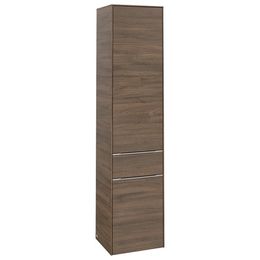 Villeroy & Boch Villeroy und Boch Subway 3.0 Hochschrank C59100VH 40x171x36,2cm, Schanier rechts/Griff Aluminium gl&auml;nzend, arizona oak