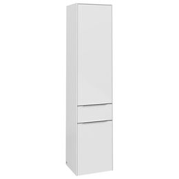 Villeroy & Boch Villeroy und Boch Subway 3.0 Hochschrank C59000VE 40x171x36,2cm, Schanier links/Griff Aluminium gl&auml;nzend, brilliant white