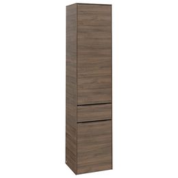 Villeroy & Boch Villeroy und Boch Subway 3.0 Hochschrank C59001VH 40x171x36,2cm, Schanier links/Griff Volcano black, arizona oak