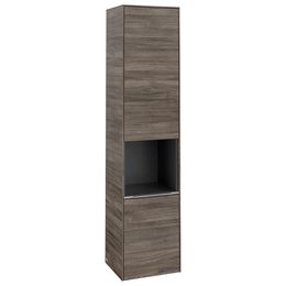 Villeroy & Boch Villeroy und Boch Subway 3.0 Hochschrank C58800RK 40x171x36,2cm, Schanier links/Griff Aluminium gl&auml;nzend, stone oak
