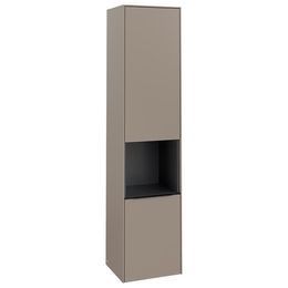 Villeroy & Boch Villeroy und Boch Subway 3.0 Hochschrank C58801VM 40x171x36,2cm, Schanier links/Griff Volcano black, taupe