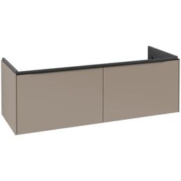 Villeroy & Boch Villeroy und Boch Subway 3.0 Waschtisch-Unterschrank C56701VM 127,2x42,9x47,8cm, ohne LED/Griff Volcano black, taupe