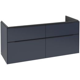 Villeroy & Boch Villeroy und Boch Subway 3.0 Waschtisch-Unterschrank C56801VQ 127,2x56,6x47,8cm, ohne LED/Griff Volcano black, marine blue