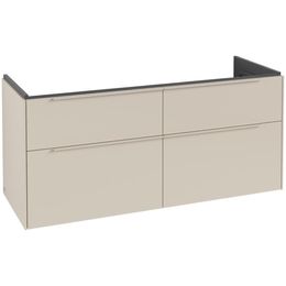 Villeroy & Boch Villeroy und Boch Subway 3.0 Waschtisch-Unterschrank C56802VN 127,2x56,6x47,8cm, ohne LED/Griff monochrom, cashmere grey