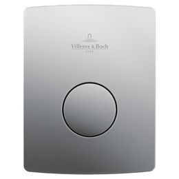 Villeroy & Boch Villeroy & Boch ViConnect Urinal-Bet&auml;tigungsplatte 92194469 chrom-matt, Kunststoff