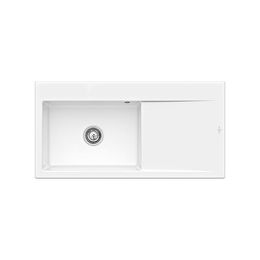 Villeroy & Boch Villeroy und Boch Subway Style 60 Sp&uuml;le 336200R1 Sp&uuml;lbecken links, 510 mm, wei&szlig; alpin CeramicPlus
