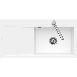 Villeroy & Boch Villeroy und Boch Subway Style 60 Sp&uuml;le 336100R1 Sp&uuml;lbecken rechts, 510 mm, wei&szlig; alpin CeramicPlus