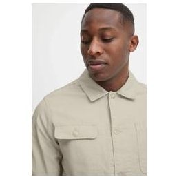 Fieldjacket Casual Friday "Fieldjacket CFJerslev", Herren, Gr. L, beige (light sand), Obermaterial: 51% Leinen LI. 49% Baumwolle CO., Jacken