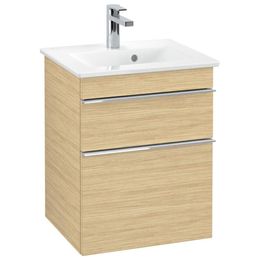 Villeroy & Boch Villeroy und Boch Venticello Waschtisch-Unterschrank A92201VJ 46,6 x 59 x 42,5 cm, Griff Chrom, nordic oak