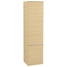 Villeroy & Boch Villeroy und Boch Venticello Hochschrank A95101VJ 40,4 x 154,6 x 37,2 cm, links, Griff Chrom, nordic oak