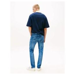 Tommy Hilfiger Slim-fit-Jeans TOMMY JEANS "Scanton Slim", Herren, Gr. 30, L&auml;nge 34, blau (denim medium2), Denim/Jeans, Obermaterial: 93% Baumwolle, 4% Polyester, 3% Elasthan, slim fit, Jeans Slim-fit-Jeans, mit mittlerer Leibh&ouml;he, 5-Pocket-Design