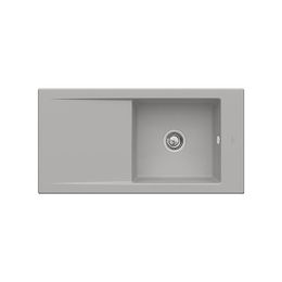 Villeroy & Boch Villeroy und Boch Timeline 60 Flat Fl&auml;chenb&uuml;ndige Sp&uuml;le 67902FKD mit Ablaufgarnitur und Exzenterbet&auml;tigung, Fossil