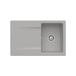 Villeroy & Boch Villeroy und Boch Fl&auml;chenb&uuml;ndige Sp&uuml;le 33342FKD mit Ablaufgarnitur und Exzenterbet&auml;tigung, Fossil
