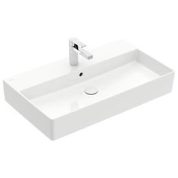 Villeroy & Boch Villeroy & Boch Memento 2.0 Waschtisch 4A2280R1 80 x 47 cm, wei&szlig; alpin C-plus, mit Hahnloch, mit &Uuml;berlauf