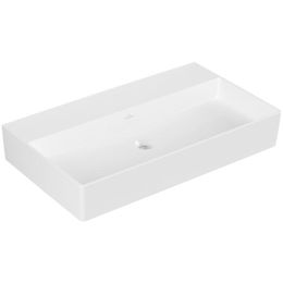 Villeroy & Boch Villeroy & Boch Memento 2.0 Waschtisch 4A2283R1 80 x 47 cm, wei&szlig; alpin C-plus, ohne Hahnloch, ohne &Uuml;berlauf