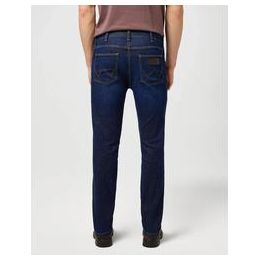 Straight-Jeans Wrangler "GREENSBORO FREE TO STRETCH", Herren, Gr. 36, L&auml;nge 32, rustic navy, Denim/Jeans, Obermaterial: 75% Baumwolle, 23% Polyester, 2% Elasthan, straight fit lang, Jeans Straight-Jeans, Free to stretch material