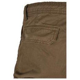 Cargohose Urban Classics "Urban Classics Herren Cargo Jogging Pants", Damen, Gr. 5XL, US-Gr&ouml;&szlig;en, schwarzground, 100% Baumwolle, unifarben, slim fit, Hosen Cargohose