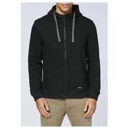 Sweatjacke Chiemsee, Herren, Gr. S (44/46), schwarz beauty, 60% Baumwolle. 40% Polyester, unifarben, Sweatjacken Sweatjacke
