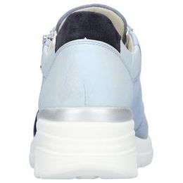 Waldl&auml;ufer Keilsneaker WALDL&Auml;UFER "H-CARLA Soft", Damen, Gr. 5 (38), hellblau, jeansblau, CrosliteTM, Nappaleder, Nubukleder, Textil, Veloursleder, mehrfarbig, Schuhe, Schn&uuml;rschuh, Halbschuh, Freizeitschuh mit Kontrastbesatz