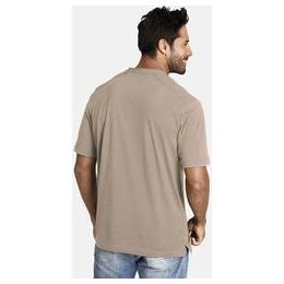 T-Shirt Jan Vanderstorm "T-Shirt NANTE", Herren, Gr. 7XL, beige, Obermaterial: 100% Baumwolle CO., comfort fit normal, Rundhals, Shirts T-Shirt